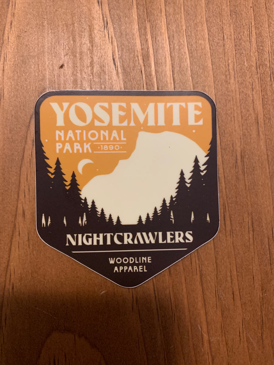 Yosemite Nightcrawlers Sticker – Woodline Apparel